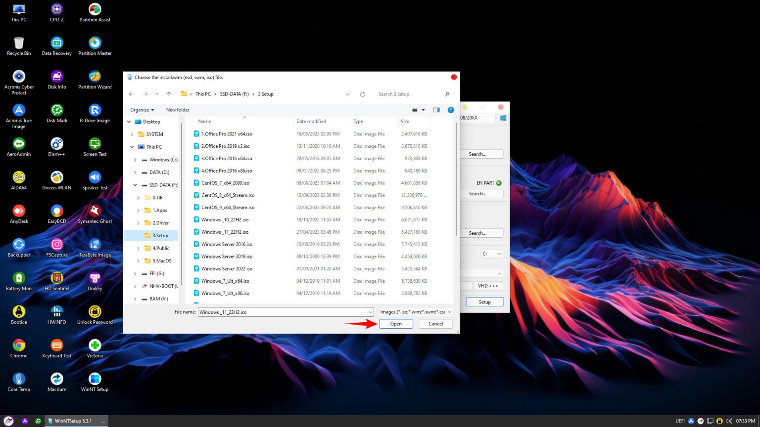 How to Install Windows using WinNTSetup in UEFI Mode